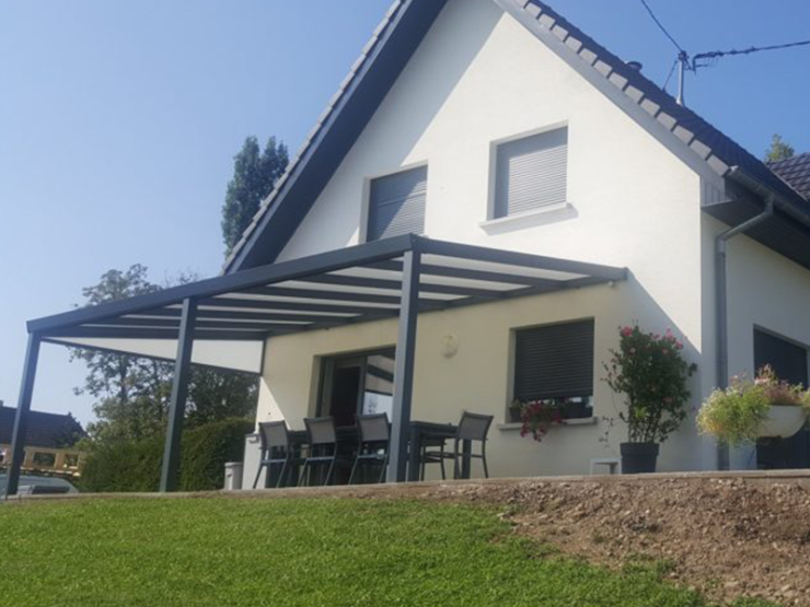 Auvent 6x3m : modèles et devis | Exteralu